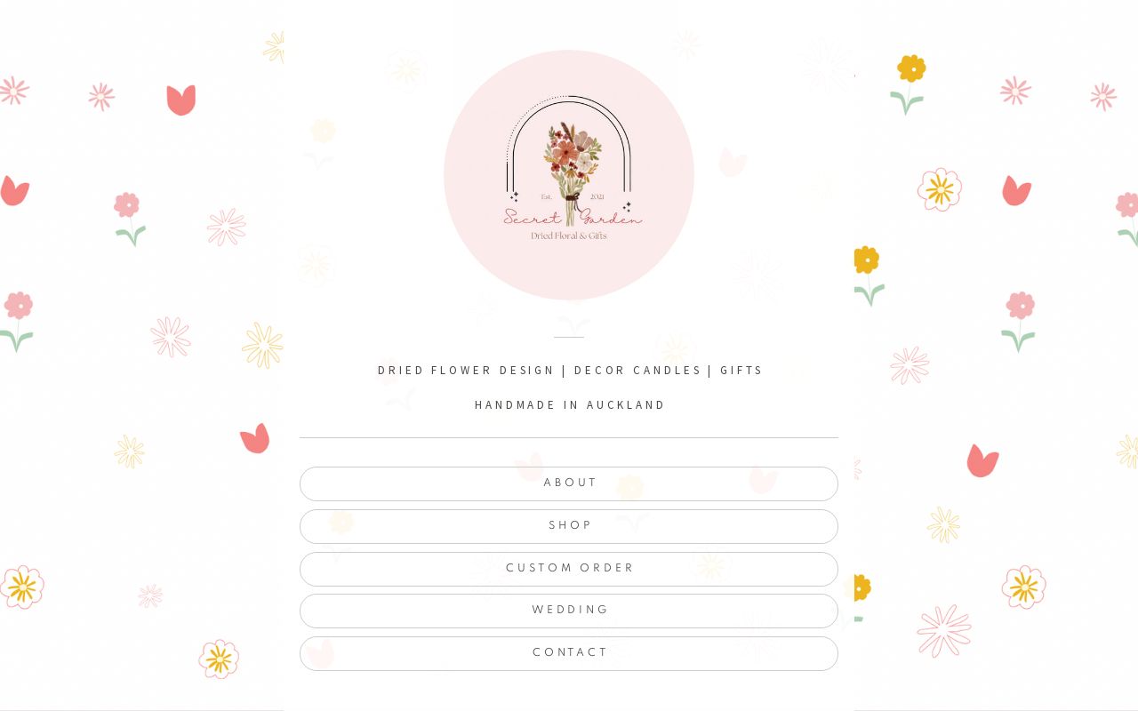 SECRET GARDEN NZ | Dried flower arrangements, Decor Candles and Gifts